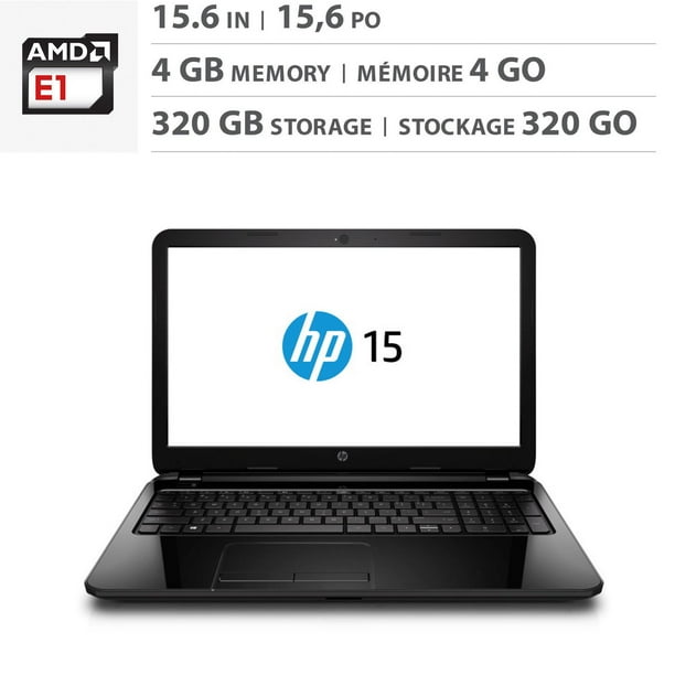 HP 15-g029ca Notebook 15.6" with AMD E1-2100 Accelerated Processor ...