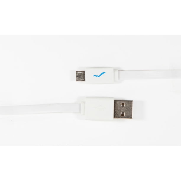 Wiresonic Micro USB Cable 3.3FT- White - Walmart.ca