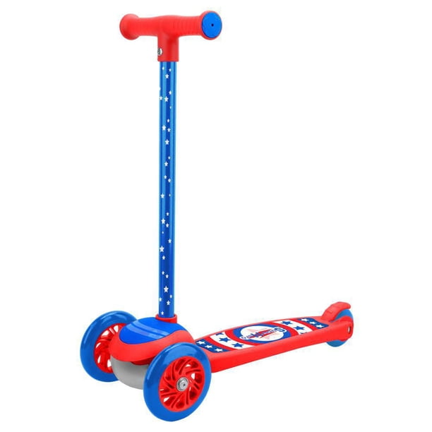 Rugged Racer Superhero Design Compact Kids 3 Wheel Scooter - Walmart.ca