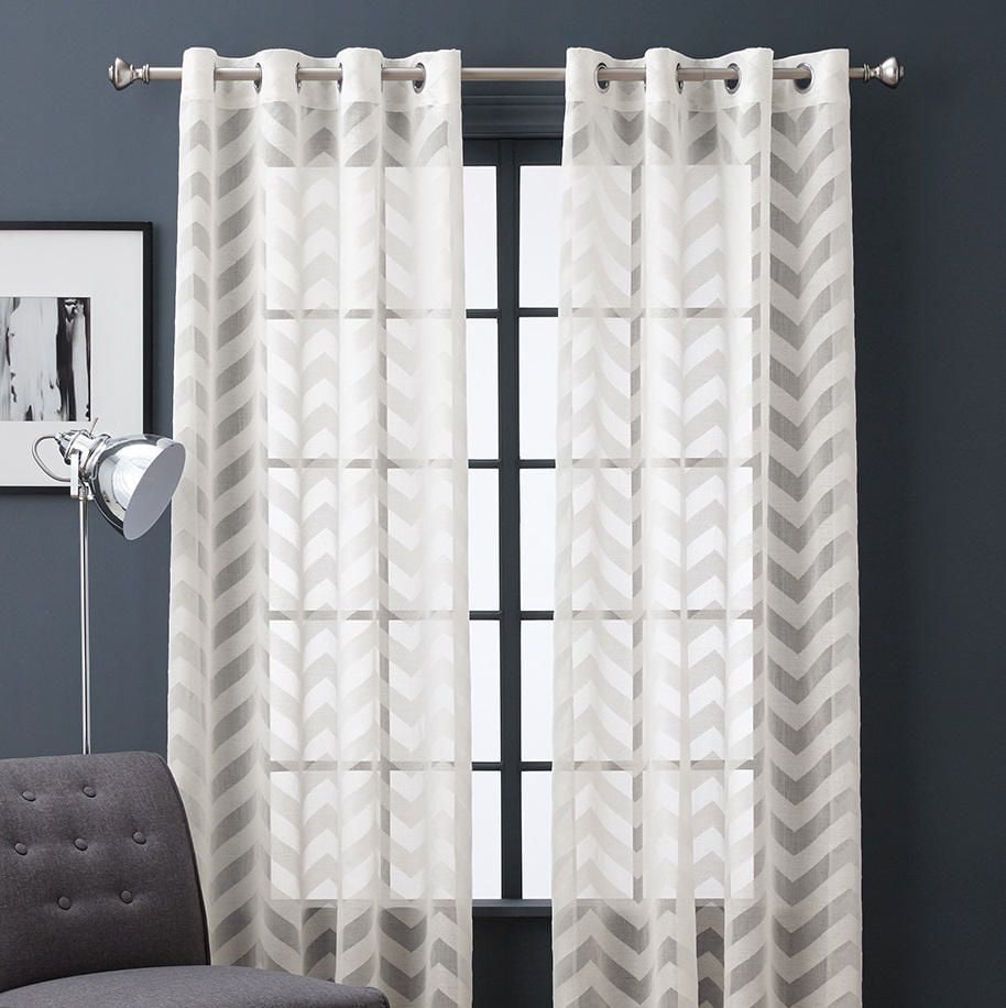 hometrends Sheer White Window Panel | Walmart Canada