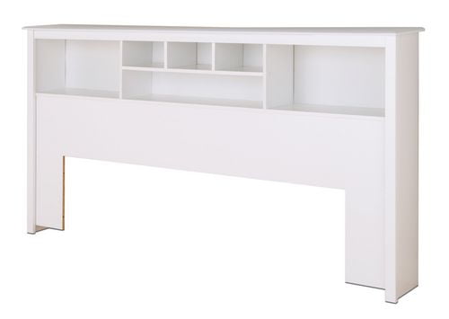 Prepac King Bookcase Headboard White