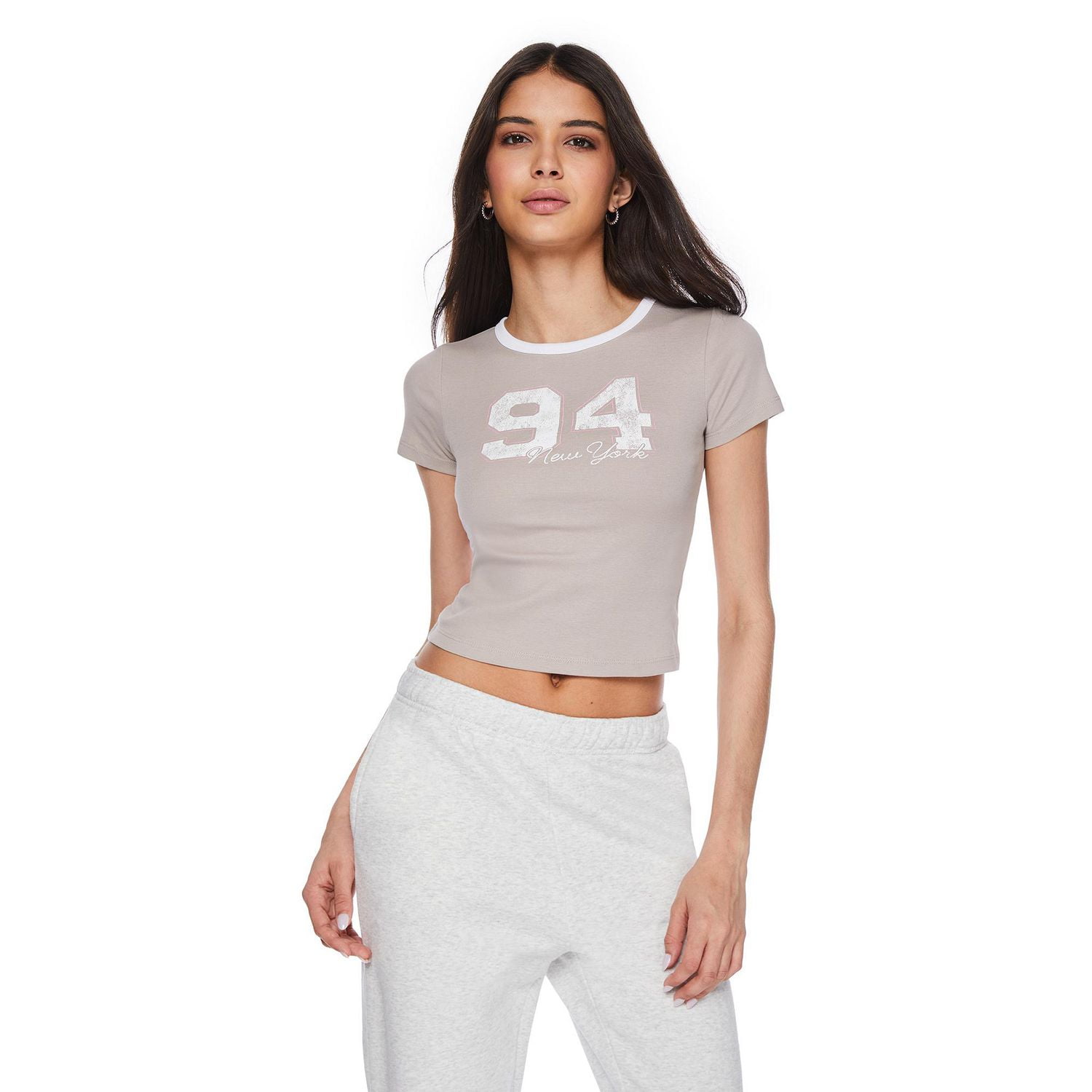 Click here for No Boundaries Womens Short Sleeve Baby Tee M prices