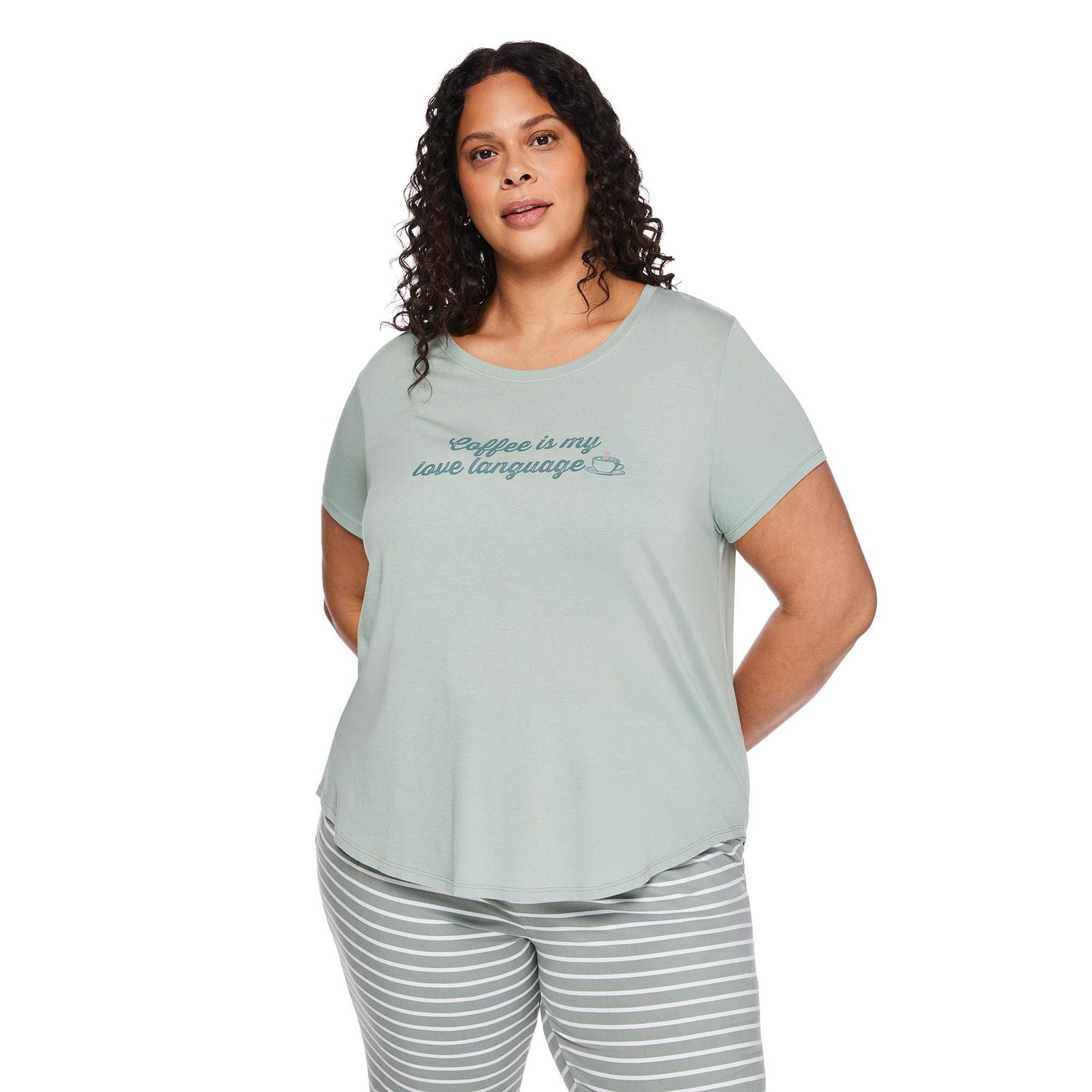 Click here for George Womens Plus Scoop Neckline Sleep Tee 1x prices