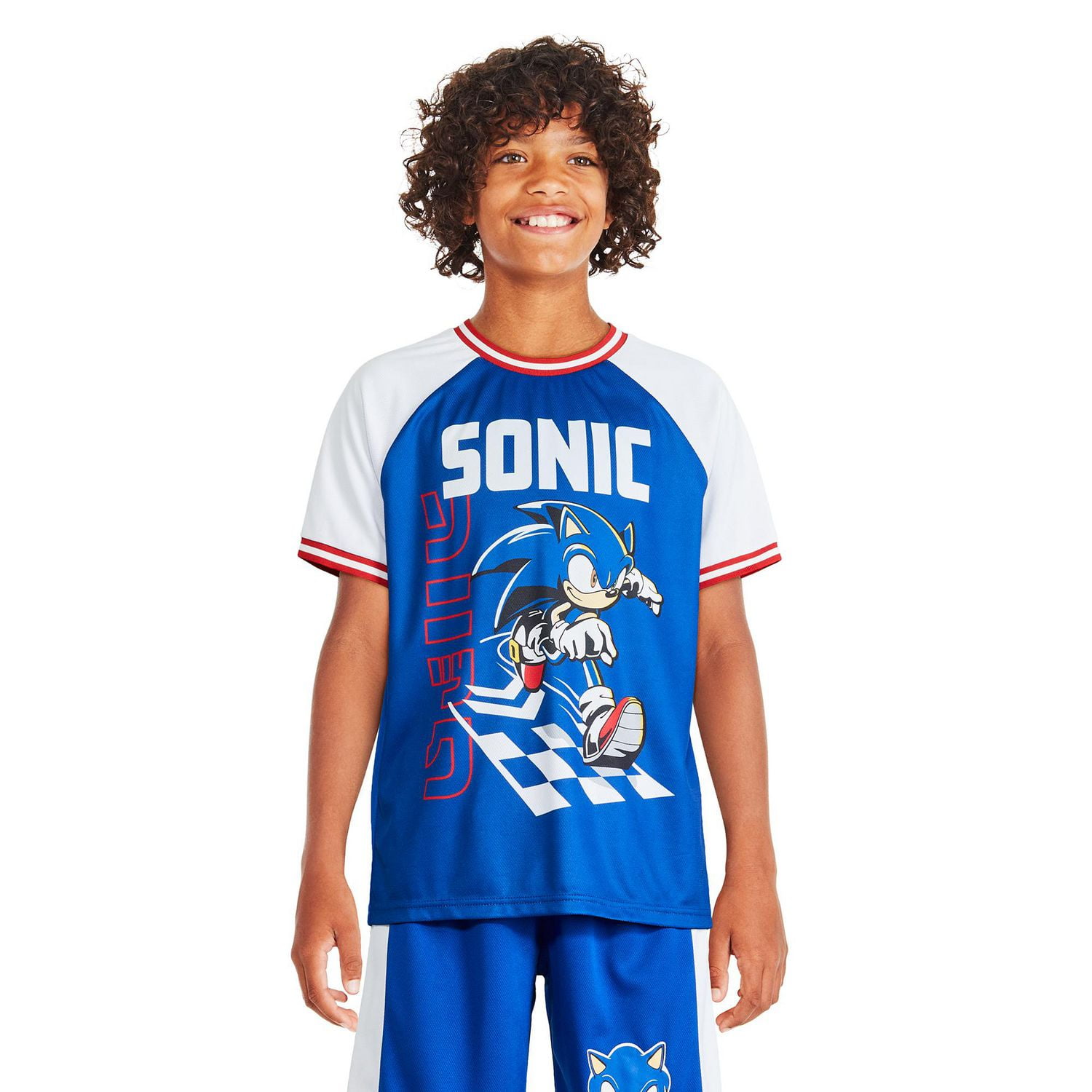 Click here for Sonic The Hedgehog Boys Raglan Tee S prices