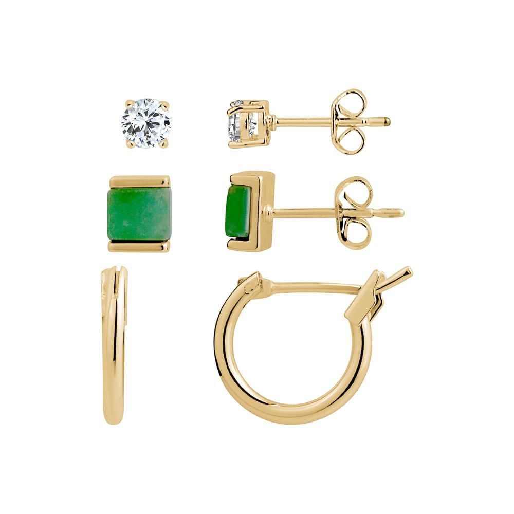 Click here for Luxury Designs Healing Stone Aventurine Earring Tr... prices