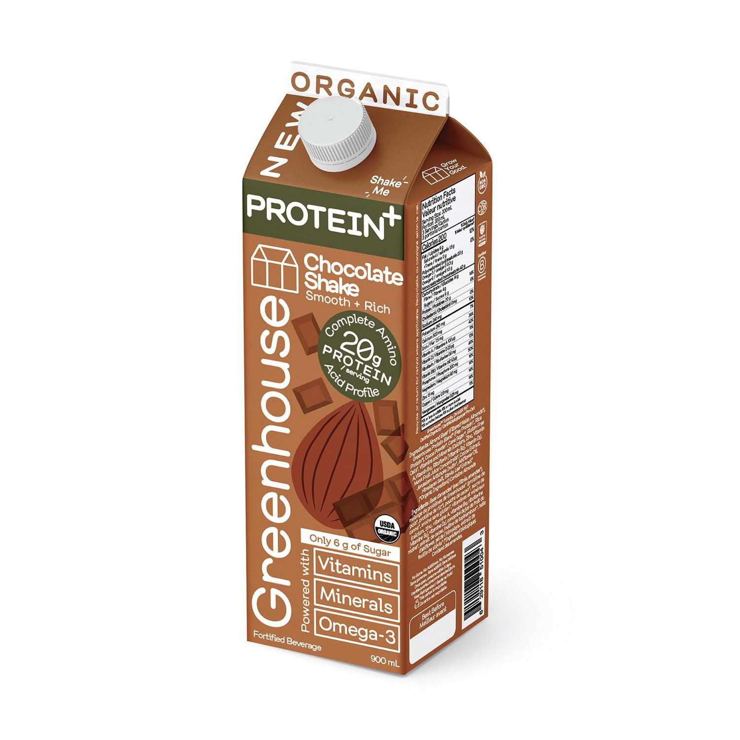 Click here for Greenhouse Juice Co. Greenhouse Organic Protein+ C... prices