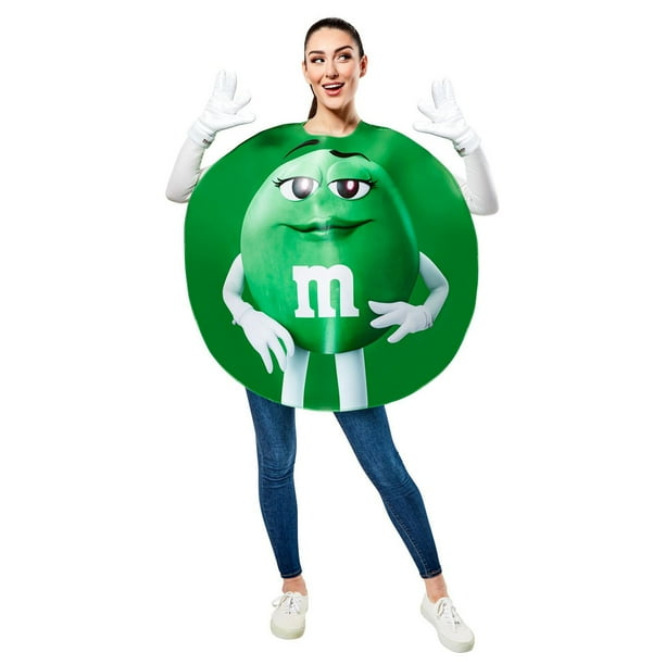 Adult M&M's Green M&M's Costume - Walmart.ca