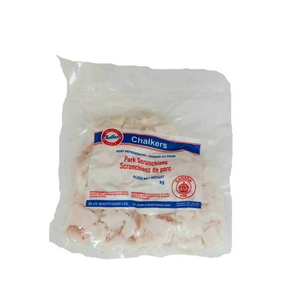 Chalkers Pickled Pork Scrunchions, Diced Pickled S/L Pork Fatback ...