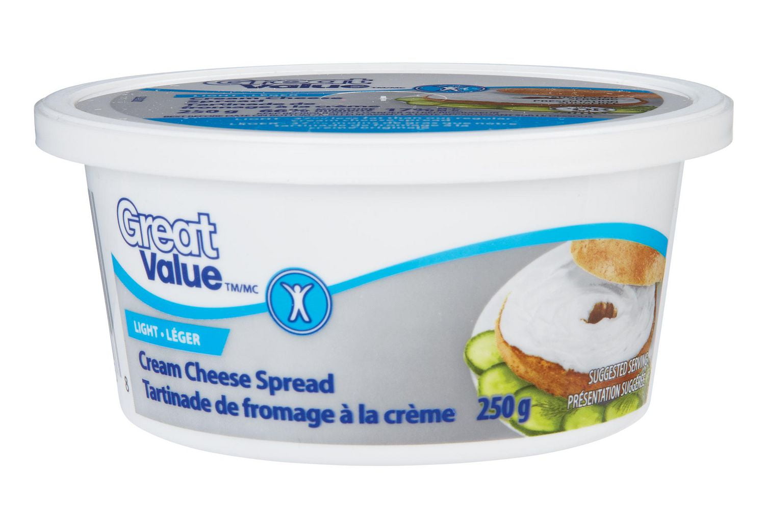 Great Value Light Cream Cheese Spread | Walmart Canada