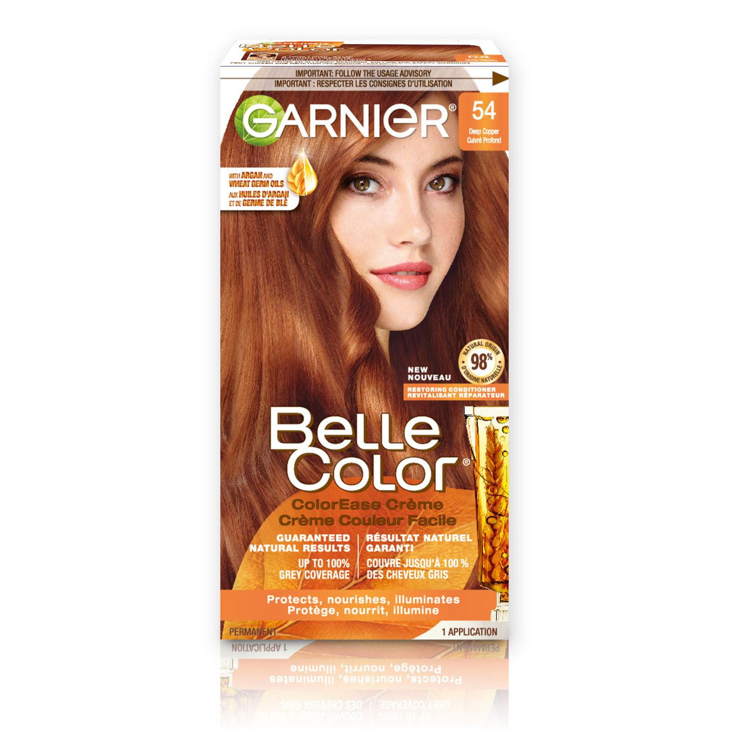 Garnier Belle Color Coloration Permanente, 560 Rouge Acajou, Couverture ...