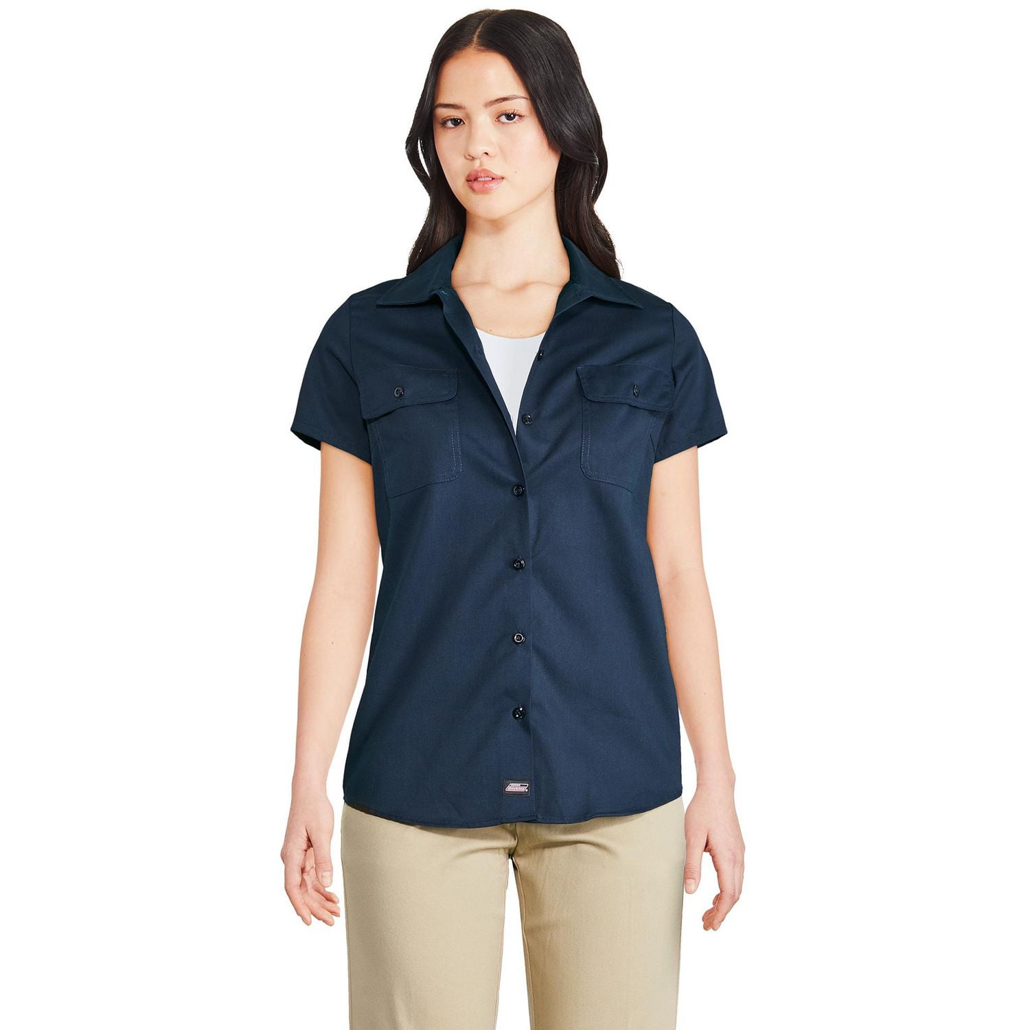 Click here for Dickies Womens Work Short Sleeve Shirt L prices