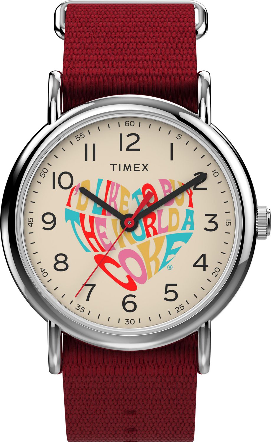 Timex Weekender x Coca Cola Red Strap Watch | Walmart Canada