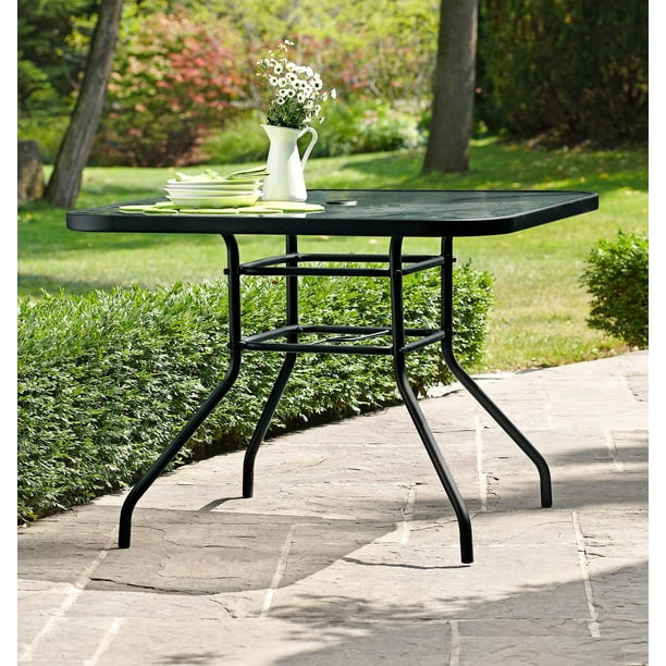 Mainstays Square Glass Top Dining Table - Walmart.ca