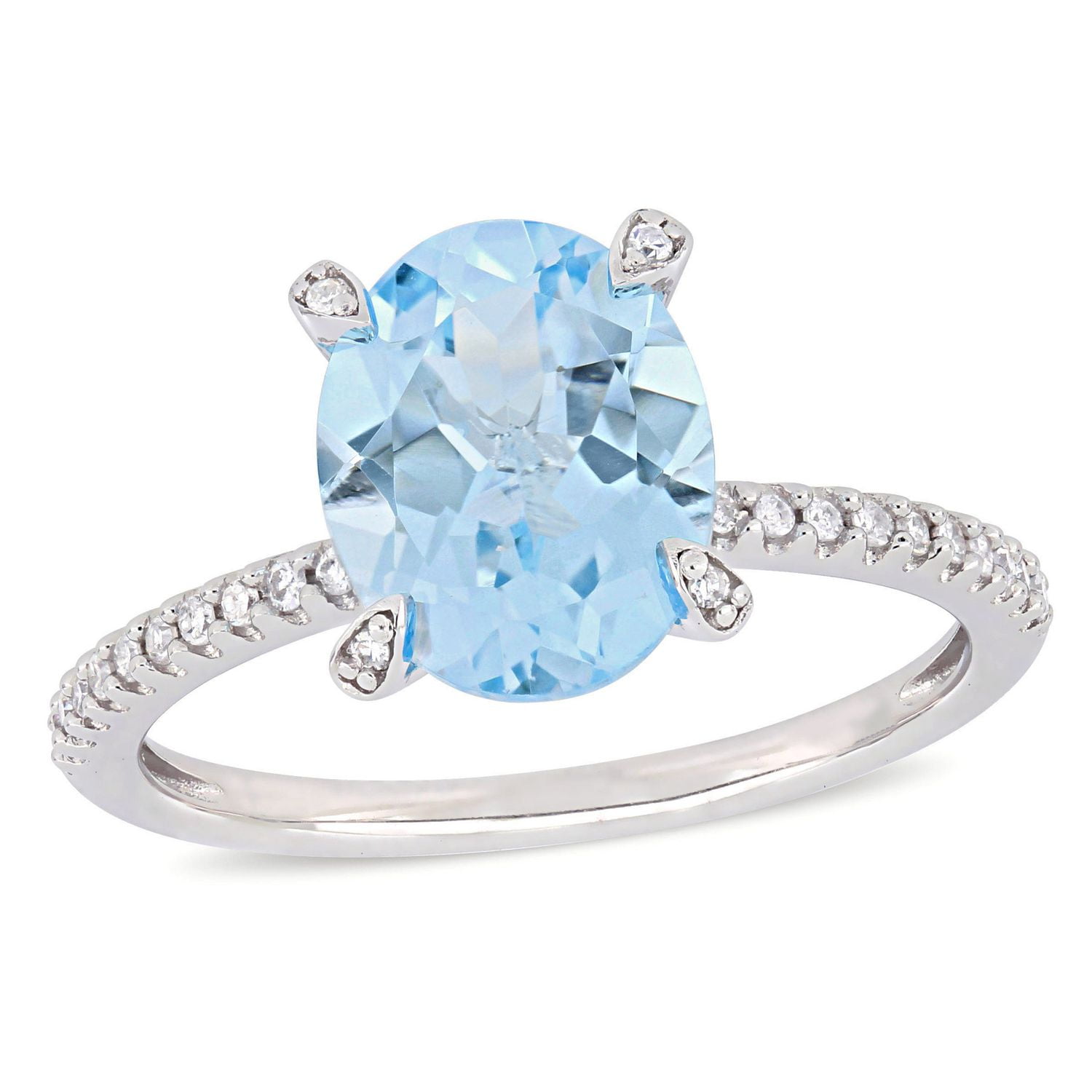 Click here for Tangelo 3-4/5 Carat T. G.W. Blue Topaz And 1/10 Ca... prices