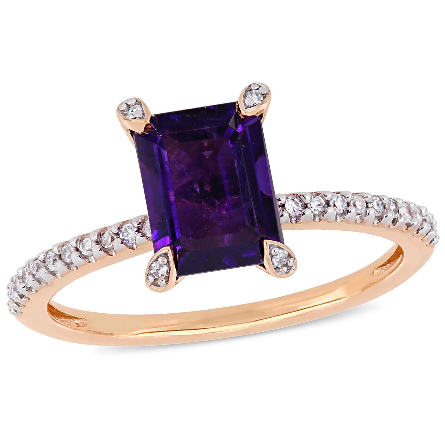 Click here for Tangelo 1-1/2 Carat T. G.W. Amethyst And 1/10 Cara... prices