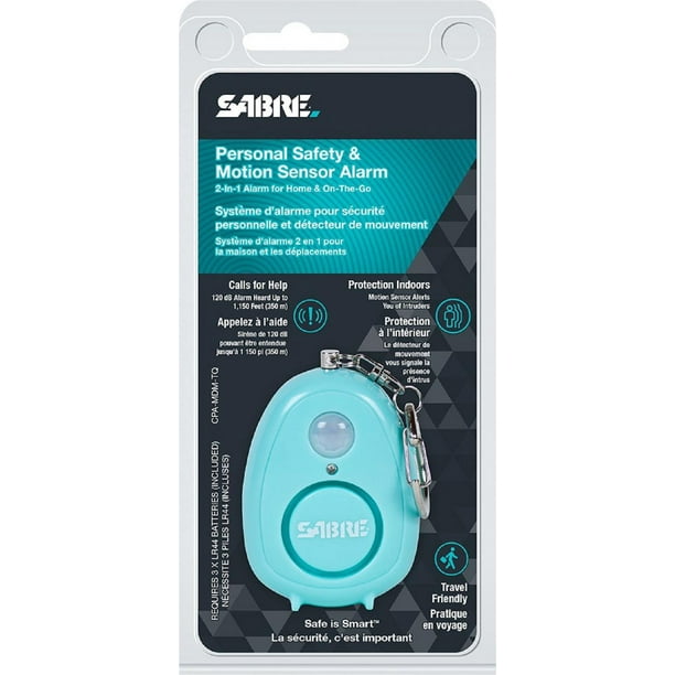 Sabre Personal Safety & Motion Sensor Alarm Teal - Walmart.ca