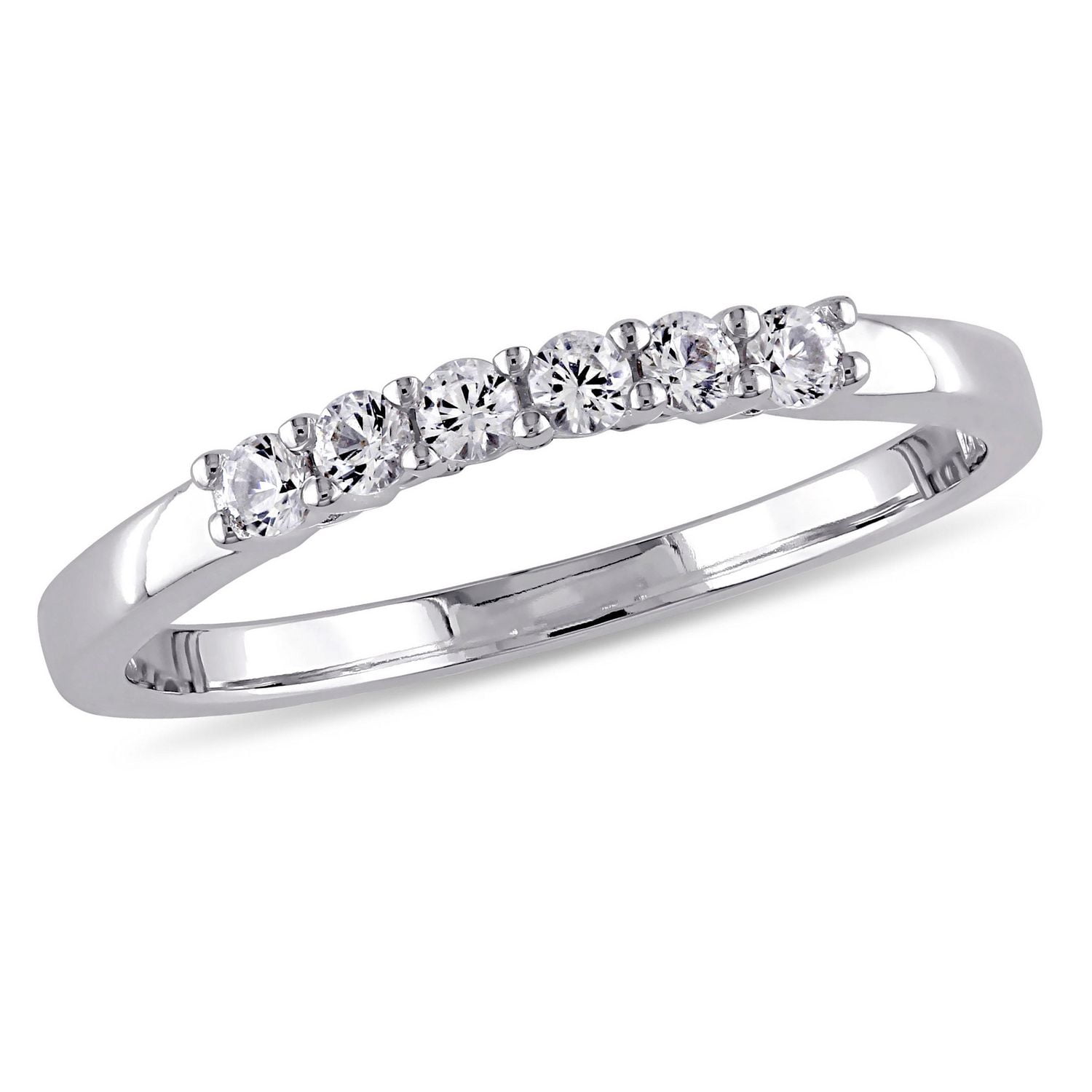 Click here for Miabella 1/3 Carat T. G.W. Created White Sapphire... prices