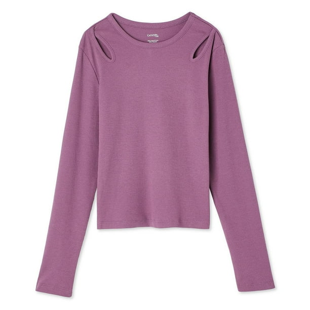 George Girls' Cut-Out Top, Sizes XS-XL - Walmart.ca
