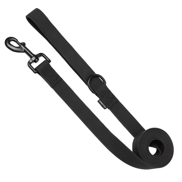 One Paw, Silicone Dog Leash with Wavy Lines Pattern and Padded Handle ...