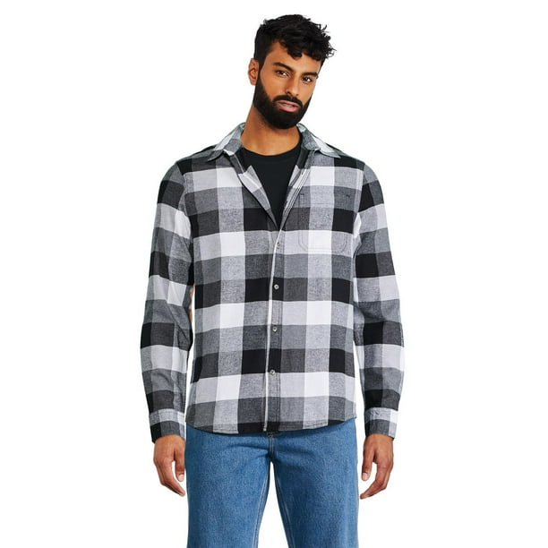 George Men's Flannel Shirt, Sizes S-2XL - Walmart.ca
