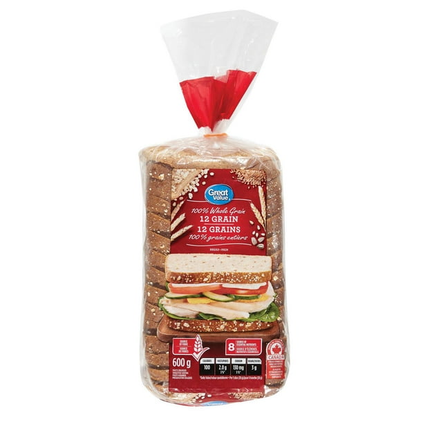 Great Value 12 Grain Bread - Walmart.ca