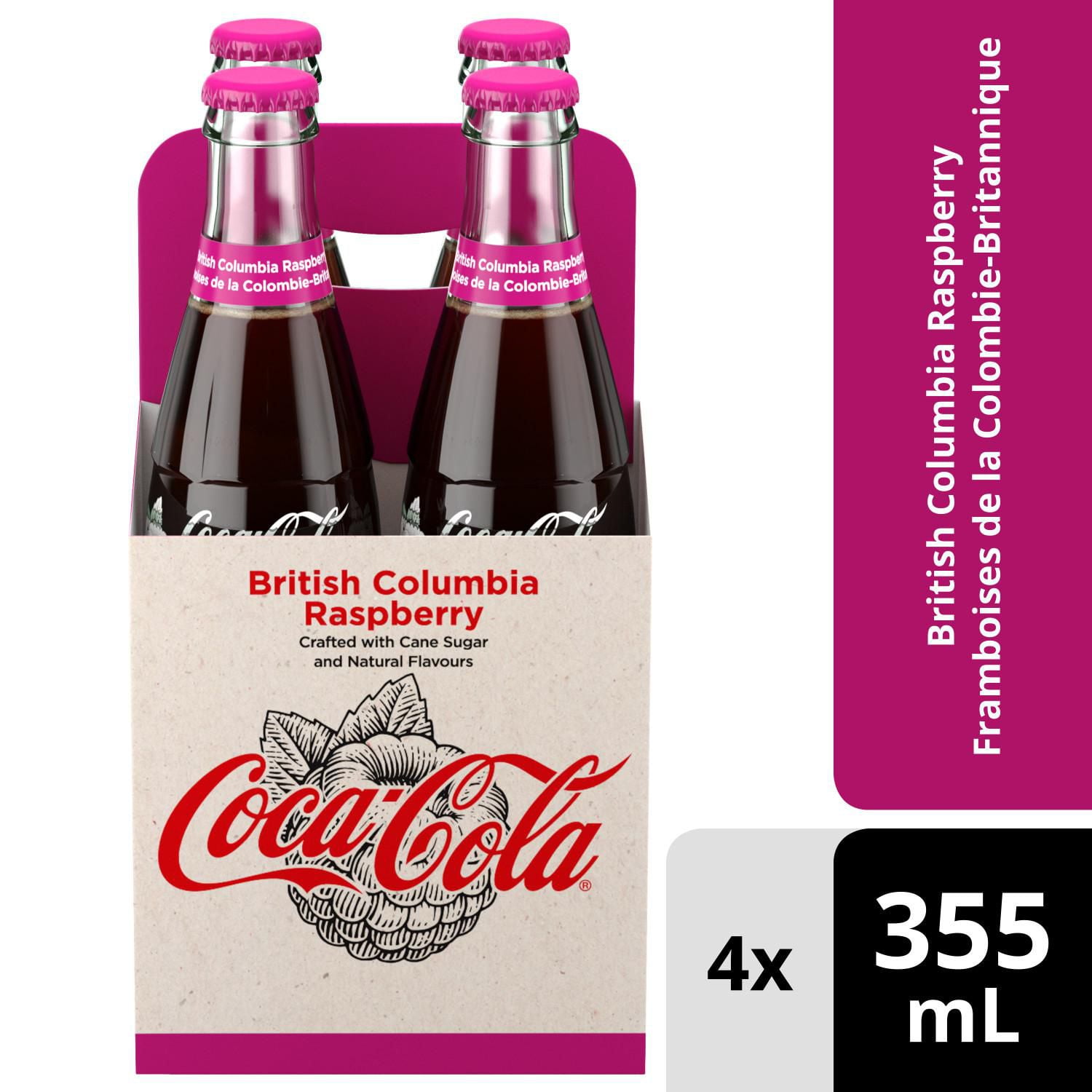 Coca-Cola Origins, British Columbia Raspberry 4x355mL | Walmart Canada