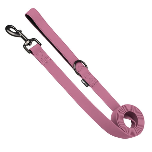 One Paw, Silicone Dog Leash with Wavy Lines Pattern and Padded Handle ...