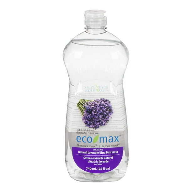 Eco-Max Natural Lavender Ultra Dish Wash, 740ml, Scented - Walmart.ca
