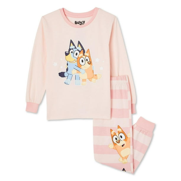 Bluey Toddler Girls' Pajama 2-Piece Set, Sizes 2T-5T - Walmart.ca