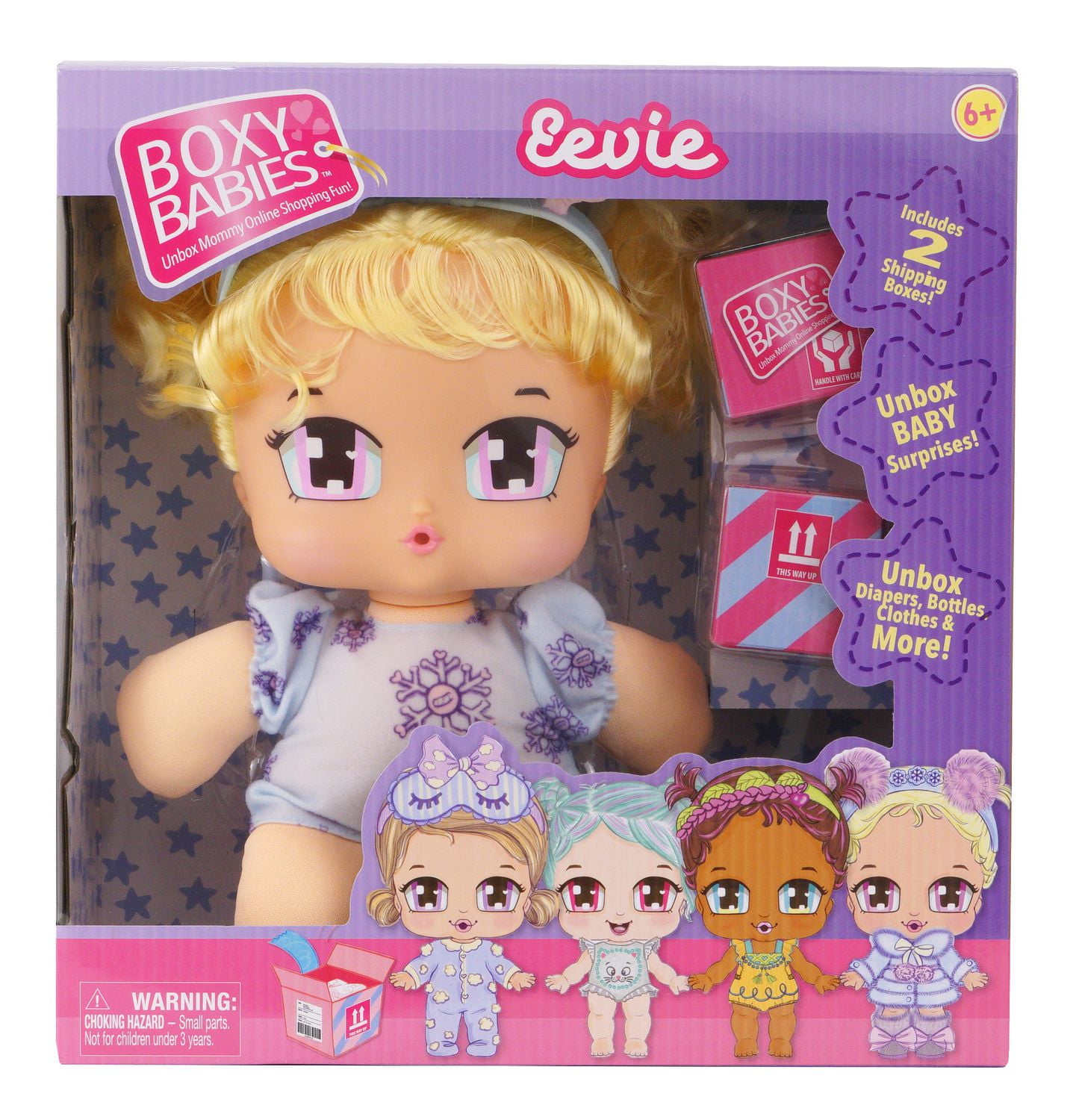 Boxy Babies Soft Dolls Eevie