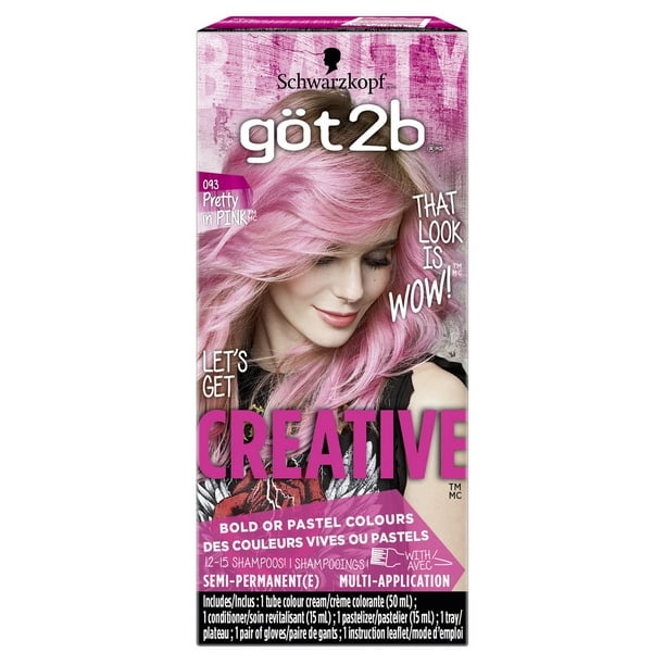 got2b Color Creative Semi Permanent Colour Cream, Bold or pastel ...