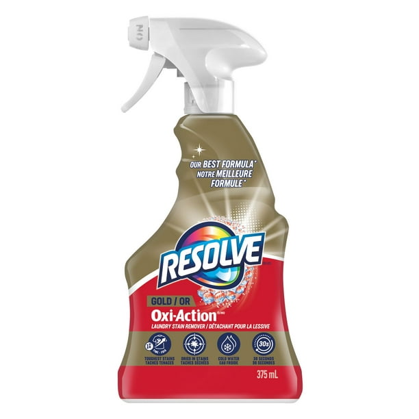 Resolve Gold Oxi-Action Laundry Stain Remover Trigger 375 mL, 375 mL ...