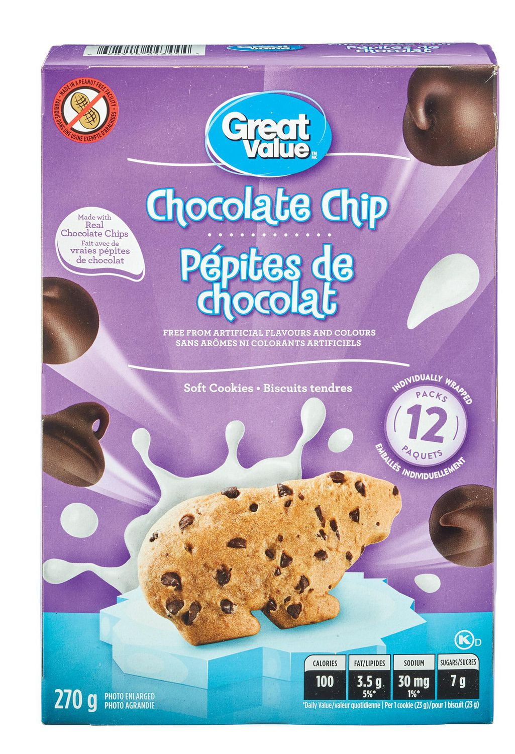 Great Value Chocolate Chip Soft Cookies | Walmart Canada