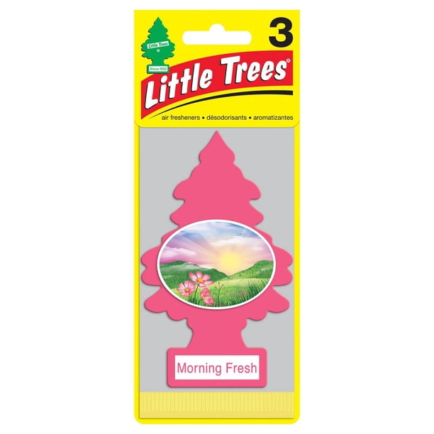 LITTLE TREES air freshener Morning Fresh 3-Pack, LT Morning Fresh 3 ...