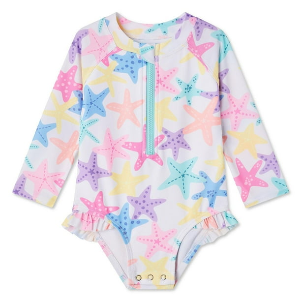 George Baby Girls' Rash Guard 1-Piece - Walmart.ca