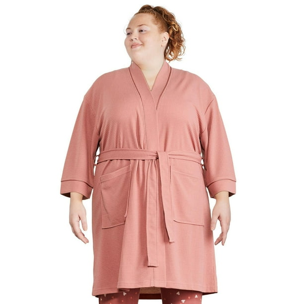 George Plus Women's Waffle Knit Robe - Walmart.ca