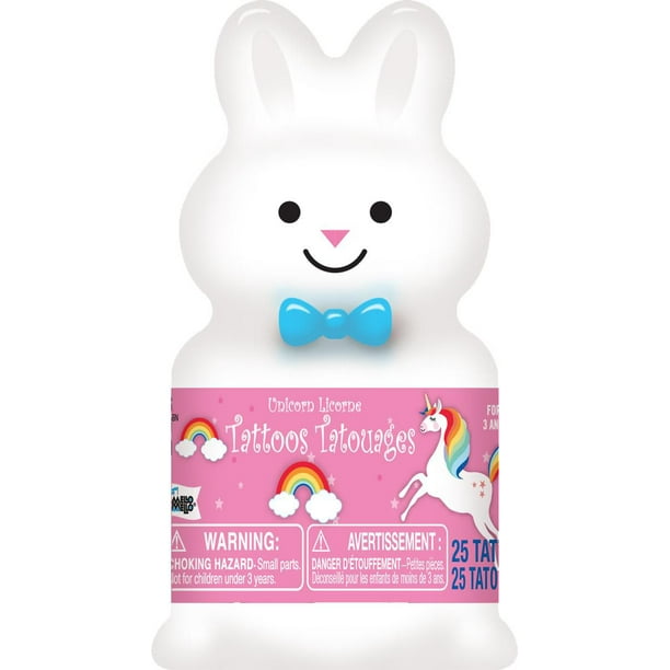 Mello Smello 25CT Spring Easter Unicorn Tattoos, 25 Tattoos - Walmart.ca