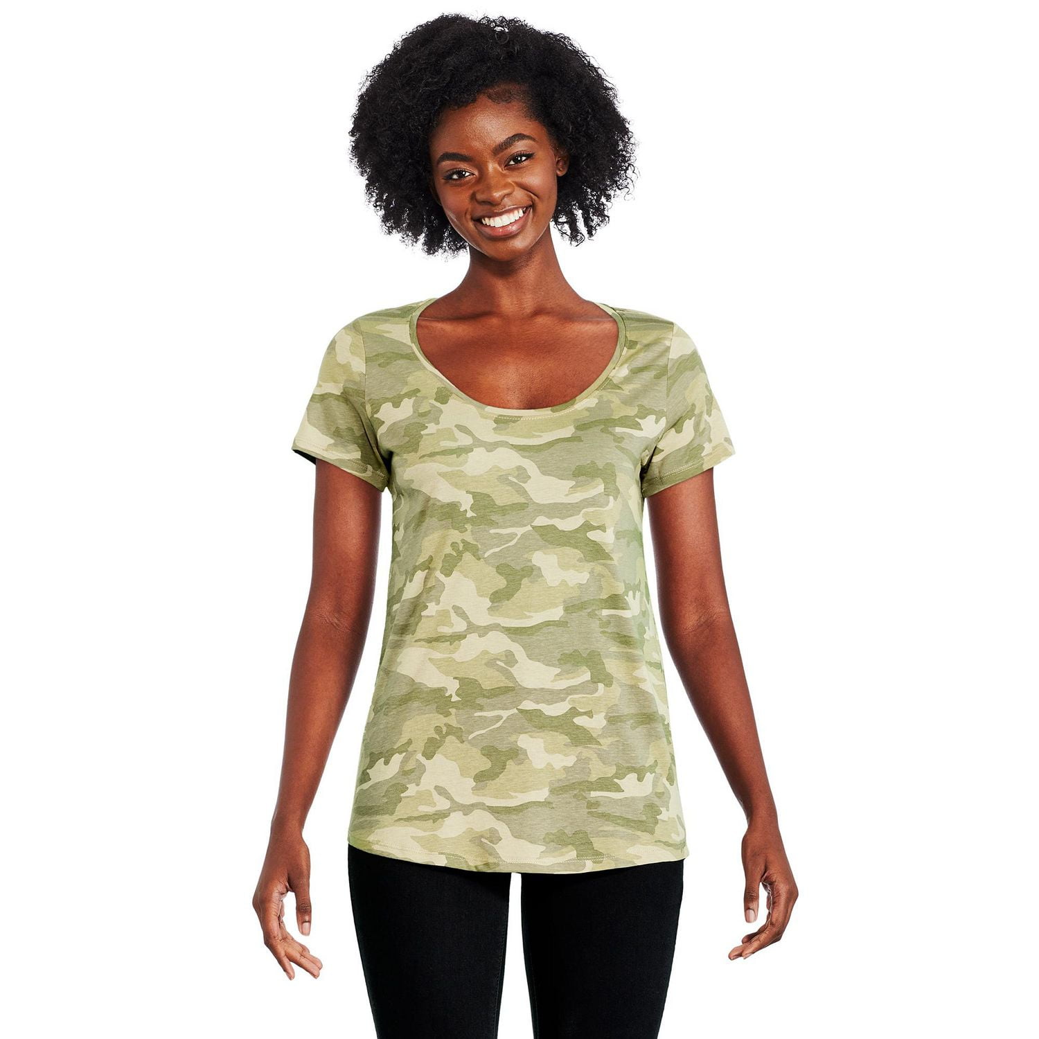 Click here for George Womens Printed Short Sleeve Scoop Neckline... prices