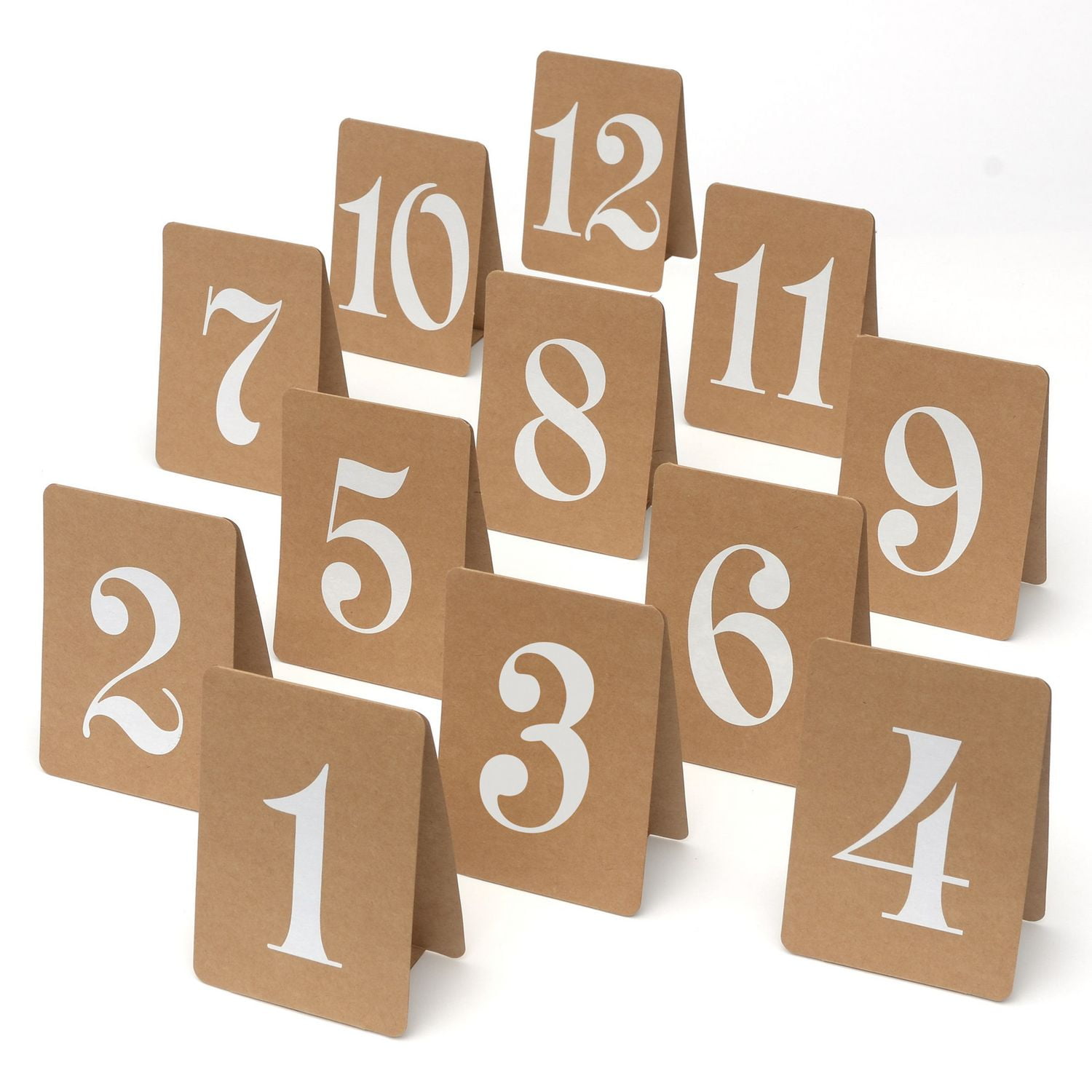 Gartner Studios Rustic Kraft 1-12 Table Numbers | Walmart Canada