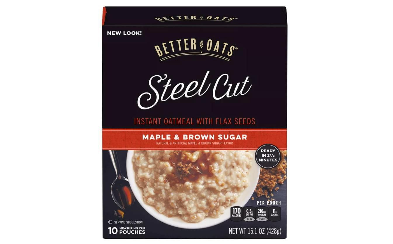 Better Oats Steel Cut Maple & Brown Sugar Instant Oatmeal | Walmart Canada