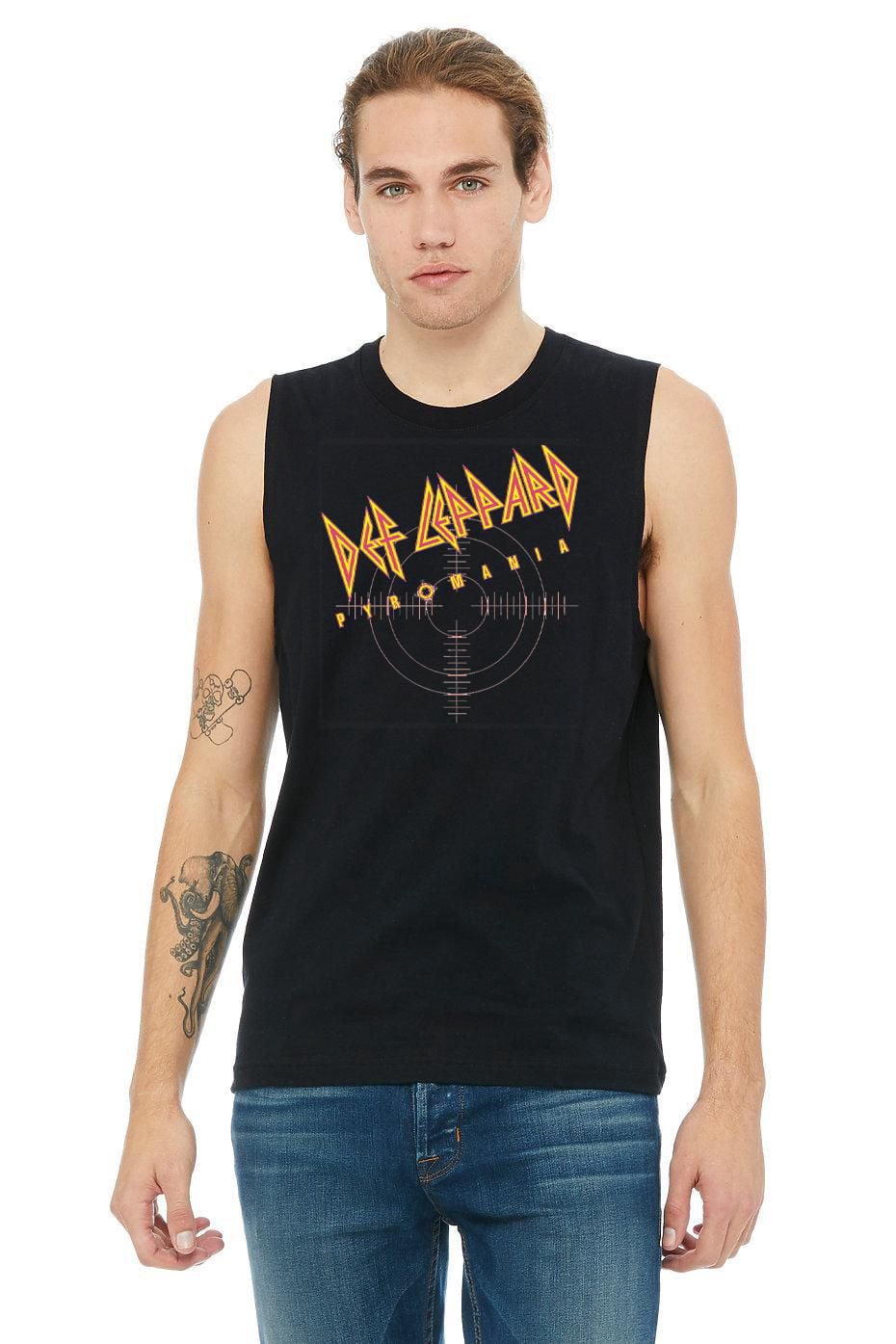 Licensed Def Leppard Black Muscle Tank Top - Walmart.ca