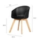 South Shore Flam Chair with Wooden Legs - Walmart.ca