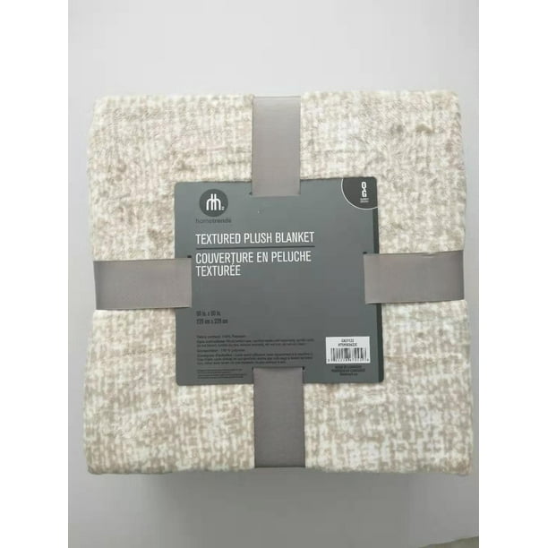 hometrends Textured Plush Blanket - Walmart.ca