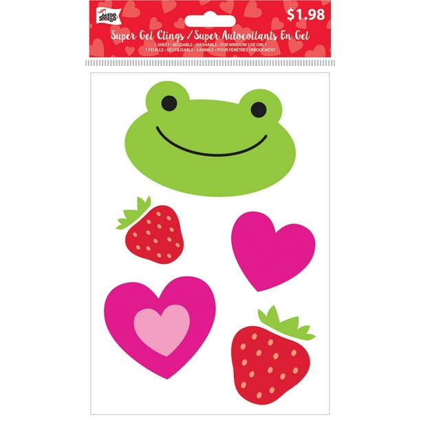 Way to Celebrate Frog Super Gel Clings - 1 Sheet - Walmart.ca