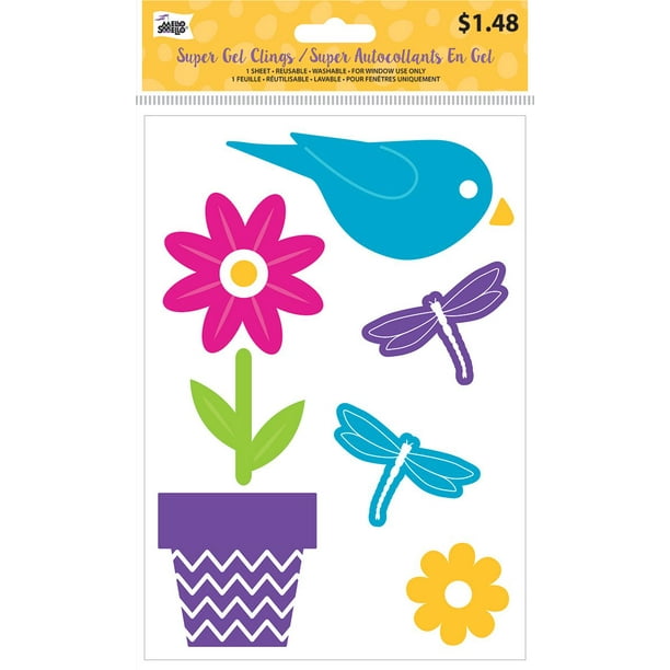 Mello Smello Spring Blue Bird Super Gel Clings - 1 Sheet - Walmart.ca