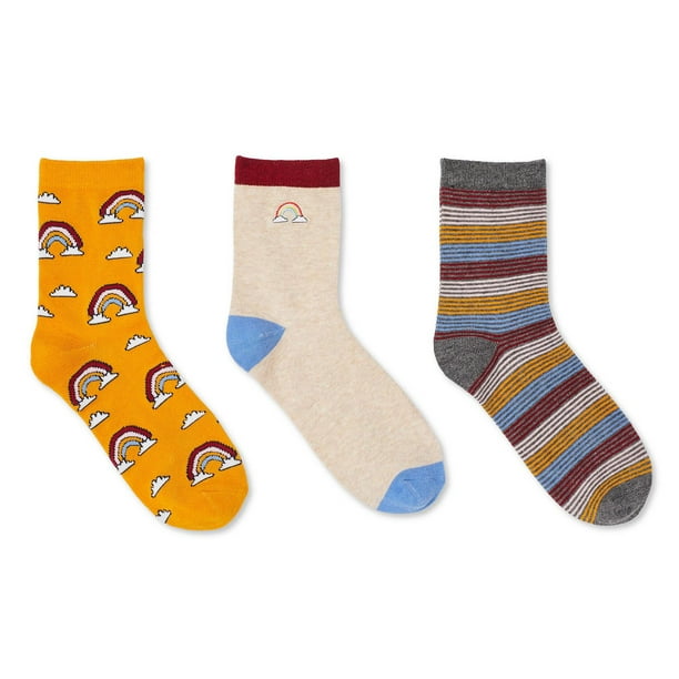 George Women's Mid-Crew Socks 3-Pack - Walmart.ca