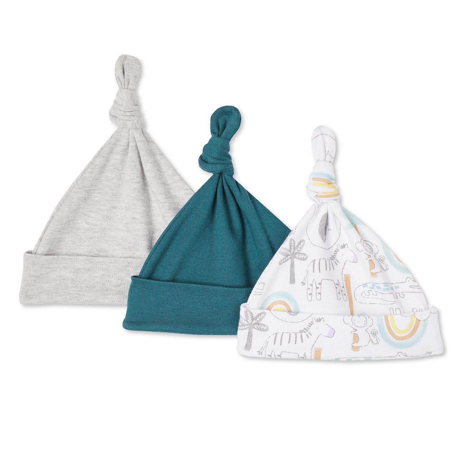 Click here for George Infants Gender Inclusive Knotted Hat 3-Pack prices