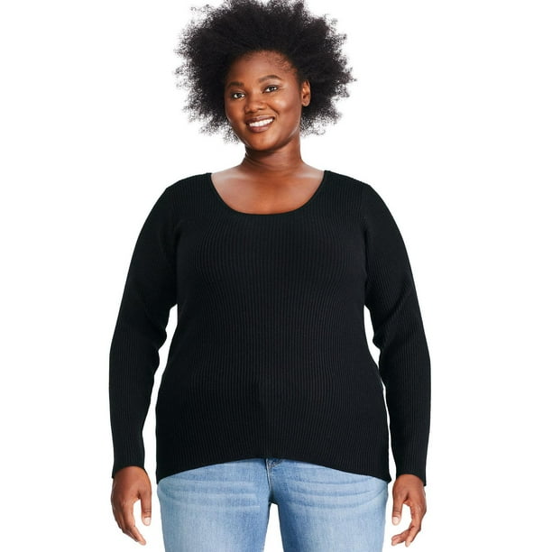 George Women's Plus Criss-Cross Back Sweater, Sizes 1X-4X - Walmart.ca