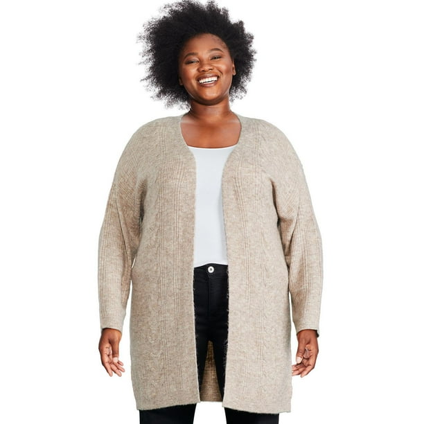 George Women's Plus Open Front Cardigan - Walmart.ca