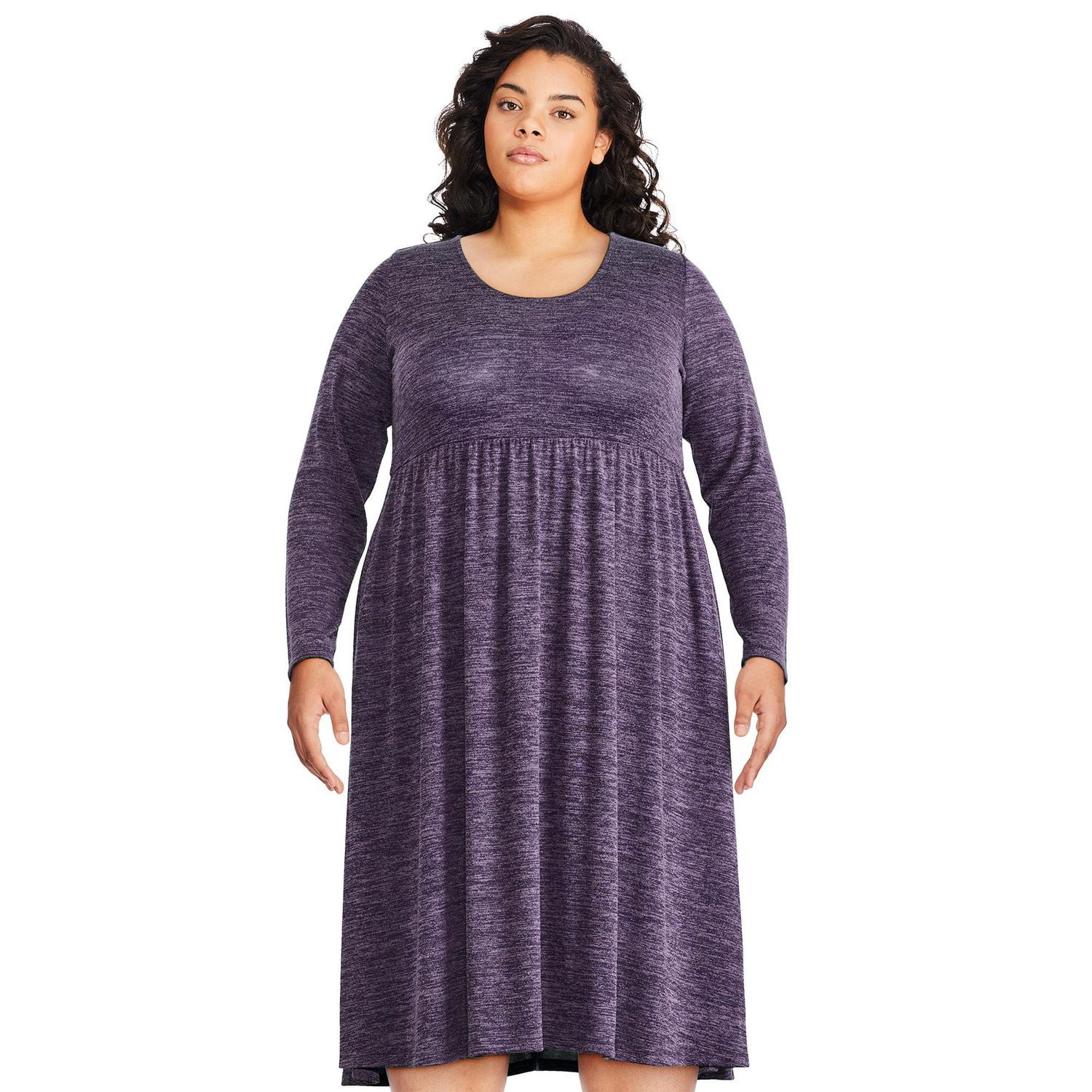 George Women's Plus Hacci Dress, Sizes 1X-4X - Walmart.ca